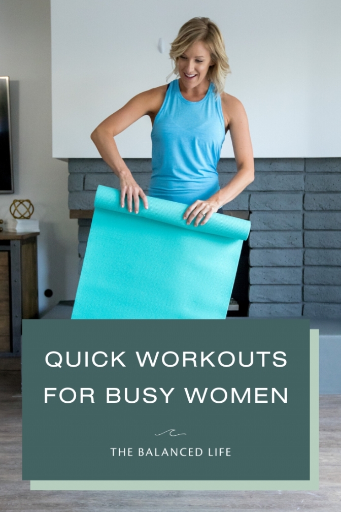 Quick workouts for busy women - Lindywell